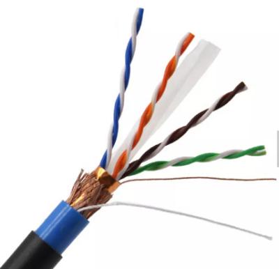 China SFTP Cat6 Lan Cable 305m 1000ft HDPE Insulation PVC Jacket For Outdoor for sale