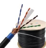 China Outdoor 4Pairs Lan BC Cat6 Cable SFTP 23AWG SFTP Shield Communication for sale