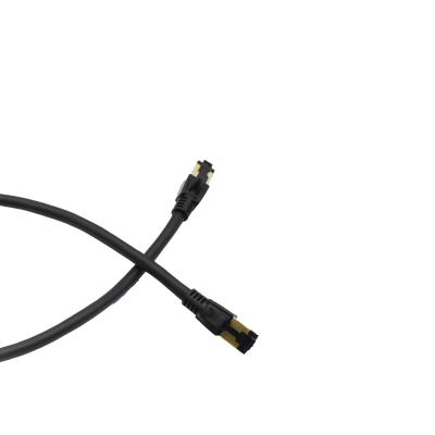 China 4 Pairs Cat7 Patch Cable SFTP 26AWG BC ROHS PVC Jacket Shielded Pass Fluke Test for sale