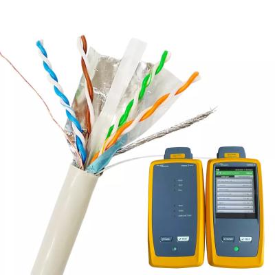 China Indoor 4 Pairs CCA Cat 6 FTP Cable 305m Pull / Box Network Cable for sale