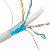 China Indoor 4 Pairs CCA Cat 6 FTP Cable 305m Pull / Box Network Cable for sale