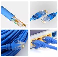 China FTP CAT6 Ethernet Patch Cord Rj45 Connector Soft PVC Jacket HDPE Insulation for sale