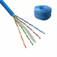 China HDPE Insulation Cat6 Lan Cable 4 Pair CCA Conductor Al Foil Shiled for sale
