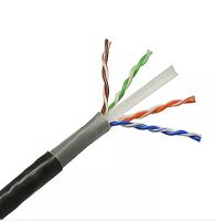 China Unshielded UL CM CMR Rated Cat6 UTP Cable PVC Jacket HDPE Insulation for sale