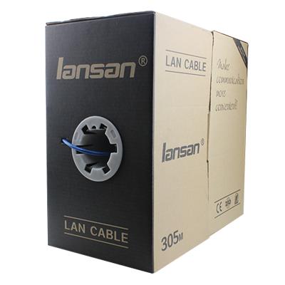 China Cat6 Copper Lan Cable 250MHz For Network Telecommunication Broadband Data Center Audio Video for sale