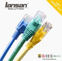 China CAT6 UTP 100Ω Impedance network patch cord Black/ White/ Gray/ Blue/ Yellow/ Green/ Red/ Purple for sale