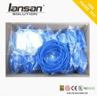 China CAT6 UTP Copper ROHS PVC Network Patch Cable Customzied colors jacket fluke test for sale