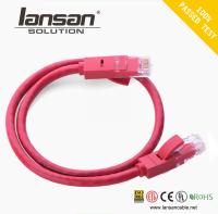 China CAT6 UTP Copper ROHS PVC Network Patch Cable Customzied colors jacket fluke test for sale