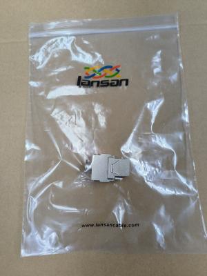 China 10G 90 Degree Wire Cable Assembly 8 Pin RJ45 Cat6 FTP Keystone Modular Jack Compliant With Iso 11801 for sale