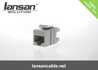 China Gold Plating Network Cable Assembly Cat6a UTP Rj45 Keystone Jack Universal Design for sale
