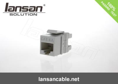 China Gold Plating Network Cable Assembly Cat6a UTP Rj45 Keystone Jack Universal Design for sale