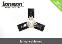 China 2000 Mating Cycles Cat 7 Modular Plug , Ftp Rj45 Cat7 Plug 50U FCC Standards for sale