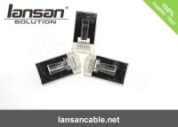 China Cat6a RJ45 Shielded Plug , FTP RJ45 Modular Plug / Connector For 23 - 25 Awg Lan Cable for sale