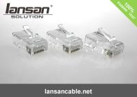 China UTP Shielded Network Cable Assembly Toolless Angle Adjustable cat6a RJ45 modular plug for sale