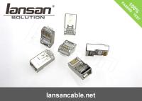 China Supporting T568A and T568B Sheild Cat5e FTP RJ45 Modular Plug for sale