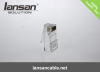 China Supporting T568A and T568B Sheild Cat5e FTP RJ45 Modular Plug for sale