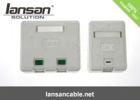China ABS Material Network Cable Assembly Tooless Type UTP 1 port surface mount box Cat6 for sale