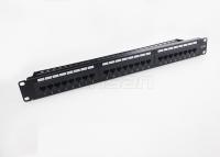 China 1U Rack Mount 15 Slots 19 Inch Metal Horizontal Cable Management ISO Certification for sale