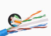 China Solid Bare Copper CAT6 UTP Lan Cable 1000ft 23AWG 4 Pairs PE Insulation for sale