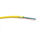 China 12 Core Single Mode Fiber Optic Cable GJFJV OS2 Tight Buffer For Telecommunication for sale
