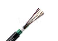 China One Layer PE Jacket Armoured Outdoor Cable , GYFTS Single Mode Armored Fiber Cable for sale