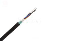 China 500N Double PE Fiber Optic Cable GYTA53 OM3 Multimode Cable 1000M/ Roll for sale