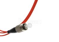 China 0.9mm FC Connector Fiber Optical Pigtail Riser Plenum LSZH Multimode OM3 for sale