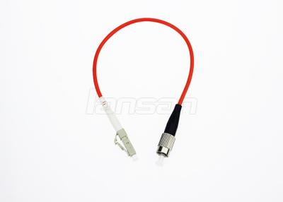 China FC To LC OS2 Single Mode Fiber Optic Patch Cord Simplex / Duplex Low Insertion Loss for sale