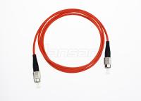 China FC - FC  Simplex Multimode Fiber Patch Cable   OSH Low Insertion Loss for sale