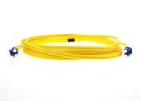 China OM3 Multimode LC Fiber Optic Patch Cord Duplex 1 Meter Duplex IEC Standards for sale
