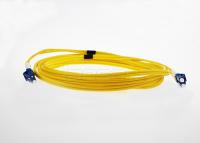 China OM3 Multimode LC Fiber Optic Patch Cord Duplex 1 Meter Duplex IEC Standards for sale