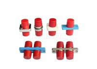 China Red Short Boot FC Fiber Optic Connector , Duplex Single Mode OS2 Fiber FC Connector for sale