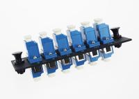 China Single Mode / Multimode Fiber Optic Cable Assembly Duplex 8 Port LC Fiber Adapter Panel for sale