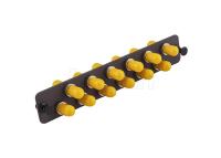 China CATV Networks Fiber Optic Cable Assembly Simplex 6 Port Adapter Panel for sale