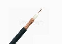 China 60% Braiding Coverage Indoor Coaxial CCTV Cable , RG6 Bare Copper Coaxial Cable for sale