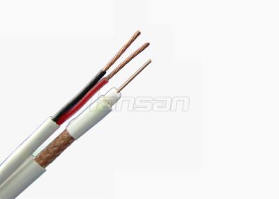 China Copper Clad Aluminum Power Line Coaxial TV Cable OEM / ODM CE Approved for sale