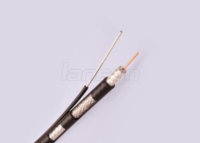 China Rg6 2C Power Line Coaxial TV Cable CCS Conductor For Audio / Power Transmission for sale