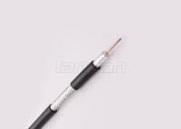 China 75 OHM Braiding CATV Coaxial TV Cable Rg11 Bare Copper Conductor With PVC Jacket for sale
