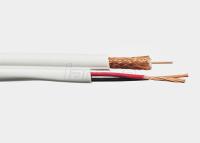 China High Speed RG59+2C CCS PVC Coaxial TV Cable For CCTV System CE Certification for sale
