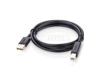China USB 2.0 AM To BM Micro USB Data Cable Flame Reterdant PVC Jacket For Printer for sale