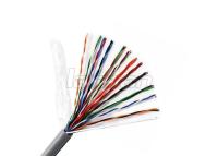 China 24 AWG Cat3 Telephone Cable Rated 12 Pairs With PVC Jacket ROHS Approved for sale