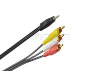 China Round Wire RCA Audio Cable , Audio Video Cables 2RCA 3RCA Cable 2R / 3R for sale