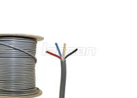 China Solid Bare Copper 4 Core Shielded Fire Alarm Cable , Fire Resistant Cable With PVC Jacket for sale