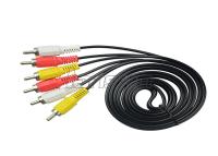 China Round Special Cables RCA Video Cable 2 RCA 3 RCA Cable 2R / 3R For CCTV Cameras for sale