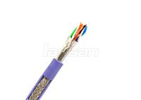 China Customized 0.5mm CCA Cat5e Lan Cable 1000 Ft SFTP 24 Awg Shielded Cable for sale