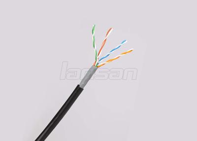 China Computer 4 Pairs UTP Cat5e Lan Cable 0.50mm Pure Copper PVC + PE For CCTV System for sale