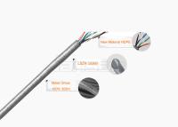 China Blue 24AWG Cat5e UTP Cable , Solid Indoor Ethernet LSZH Cat5e Cable 305 M / Roll for sale