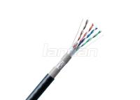China 100Mzh High Speed SFTP Cat5e Lan Cable PVC + PE Jacket HDPE Insulation for sale