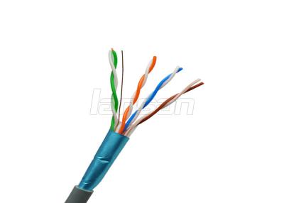 China PVC FTP Cat5e Lan Cable Quick Installation With Bare Copper Conductor for sale