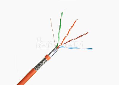 China Computer 4 Pair Cat5e Cable BC 0.50 Solid Bare Copper SFTP Cable 300m/Roll for sale
